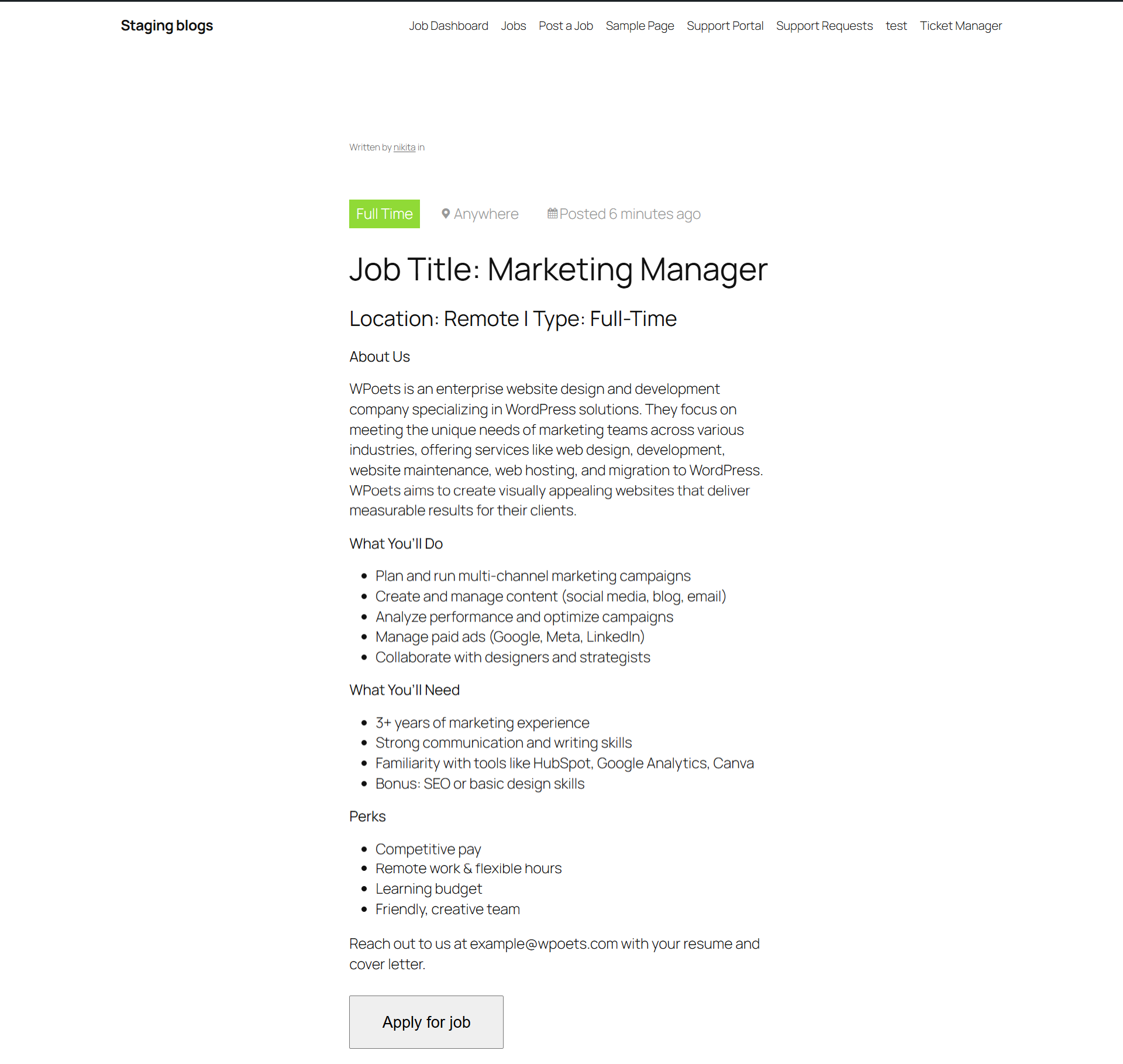 How to Create a Job Portal in WordPress Using the WP Job Manager Plugin ...