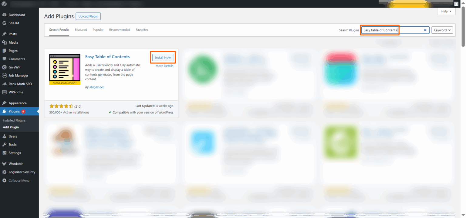 How to Add a Table of Contents in WordPress with the Easy Table of ...